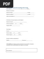 Autorización De Viaje Menores Volaris Pdf Derecho