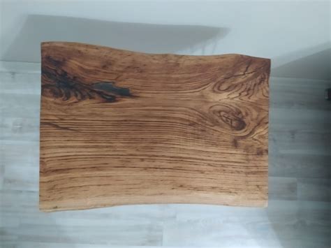 Rectangular Epoxy Coffee Table From Chestnut Tree Grandado