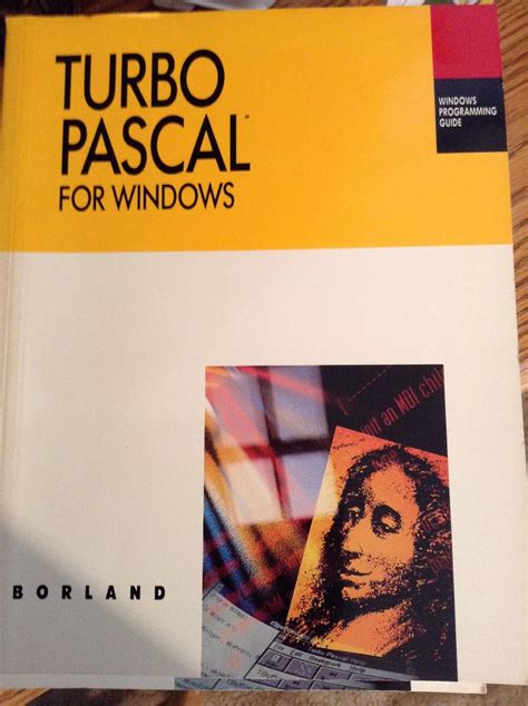 Amazonfr Turbo Pascal For Windows Windows Programming Guid Livres