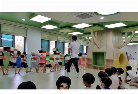 팡팡유아체육 팡팡유아체육 창원병설유치원 농구 농구골대 수업 활동 No1체육 업체