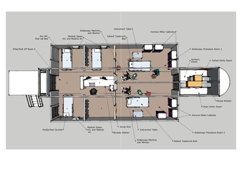 Floor Plans For Mobile Endoscopy Facilities Medical Units Solutions Mobile Healthcare