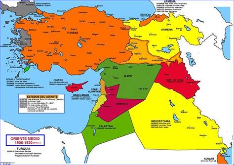 Middle East Map 1920