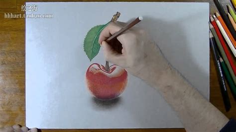 How I Draw A Nice Cherry一颗樱桃00后大神教你画 Youtube