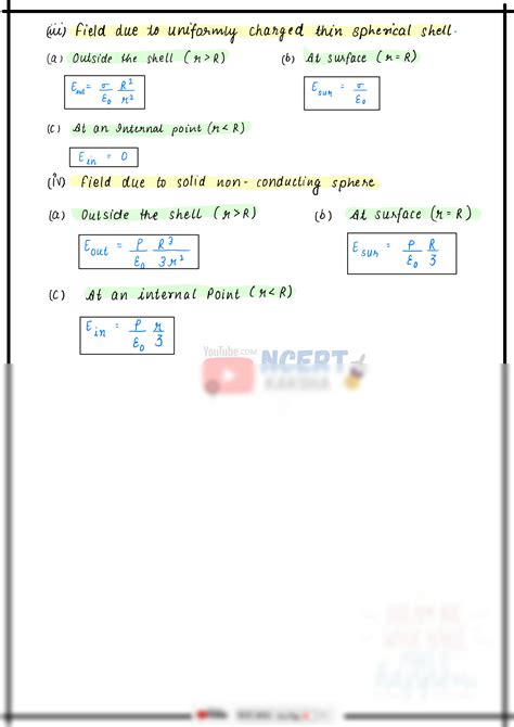 Solution Updated Class 12 Physics Formula Sheet Studypool