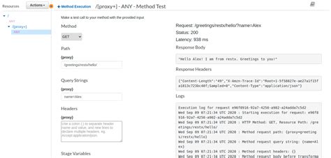 flask post method not being invoked from the url in api gateway