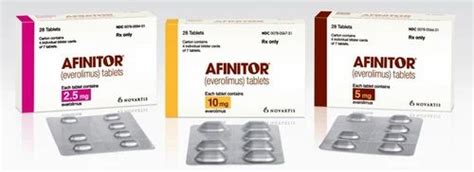 Afinitor 10mg Tablet For Hospital Treatment Hormone Receptor At Rs