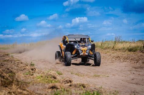 Premium Photo Utv Buggy And 4x4 Off Road Vehicle In A Sandy Track