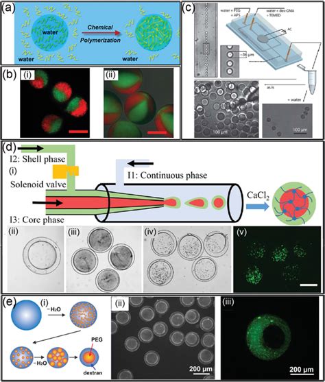 Chemical Polymerization To Convert All‐aqueous Droplets Into Composite