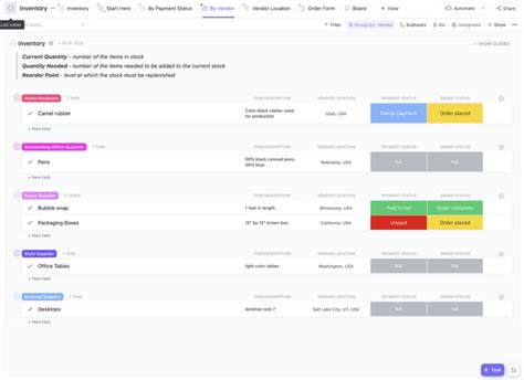 Free Excel Inventory Spreadsheet Templates