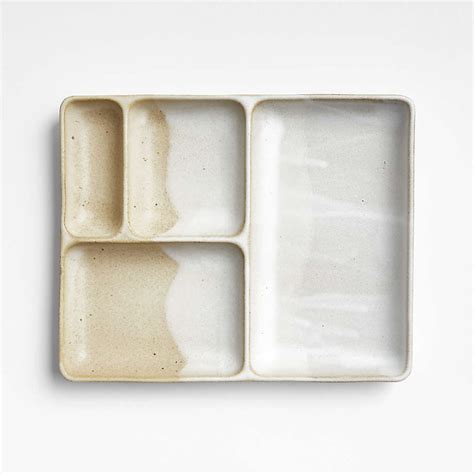Kaito Rectangle Stoneware Bento Plate Reviews Crate And Barrel Canada