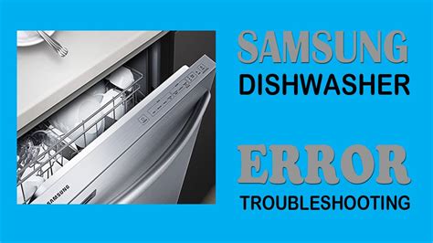 Samsung Dishwasher Error Codes Meaning And Solution 55 Off
