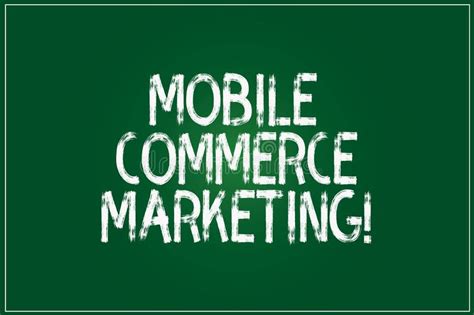 Conceptual Hand Writing Showing Mobile Commerce Marketing Business