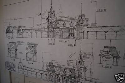 Disneyland Blueprint Train Station 1955 Take A Look 53416376
