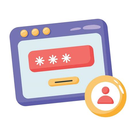 Trendy Profile Password 24204182 Vector Art At Vecteezy