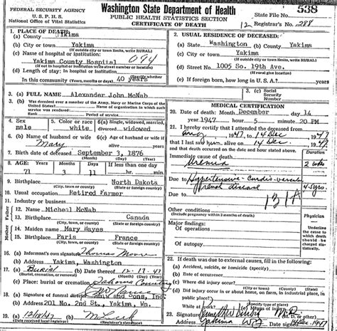 Alexander John Mcnab 1876 1947 Find A Grave Memorial