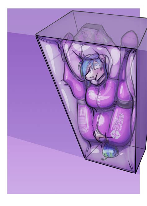 Rule 34 Anthro Blue Eyes Blue Hair Blush Bodily Fluids Bondage Bondage Bound Closed Door