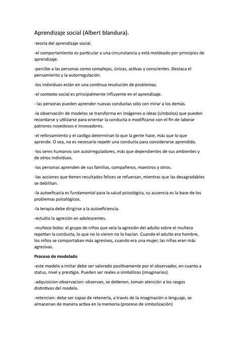Aprendizaje Social Jsjsh Bsbsbsjs Bshshshshs Aprendizaje Social Albert Blandura Teoría