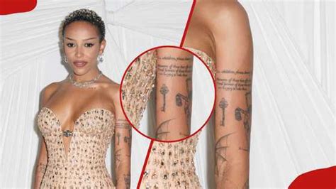 Doja Cats Tattoos With Meanings A Complete Guide To Her Ink Ke
