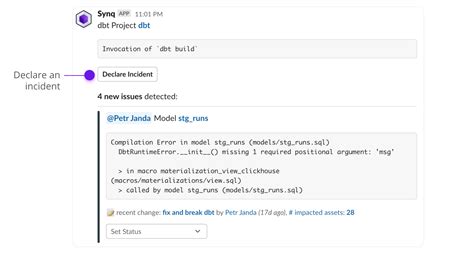 Incidents Overview Synq Documentation