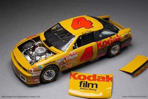 An Old Build Re Photographed Amt Kodak Film Oldsmobile Cutlass Nascar