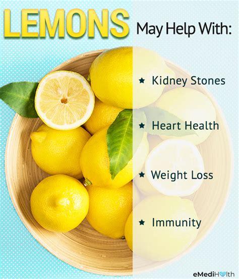 Lemons Nutrition Facts And Health Benefits