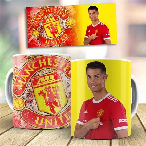 Caneca Personalizada Cristiano Ronaldo Cr7 Manchester United Shopee