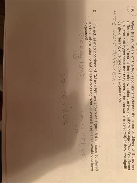 Solved EXERCISE CROSSING OVER AND LINKAGE MAPPING Chegg