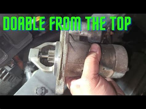 How To Replace The Starter Motor Of The Nissan Sentra With Video