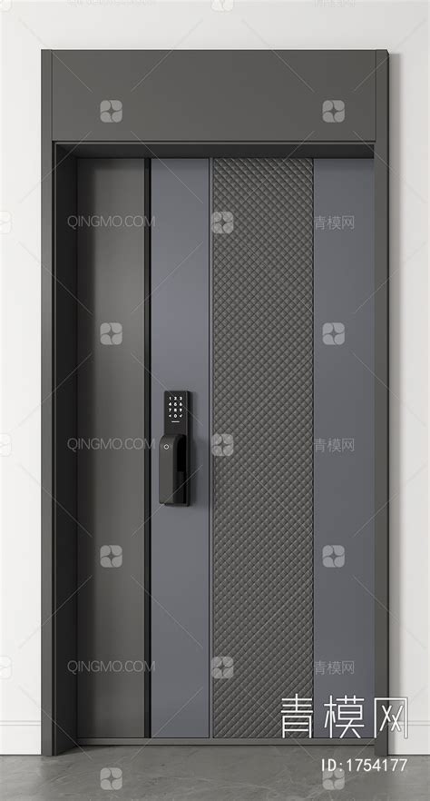【入户门 子母门 密码门 单开门3d模型】 现代vr无灯光有贴图max2016入户门 子母门 密码门 单开门3d模型下载 Id1754177 免费3dmax模型库 青模3d模型网