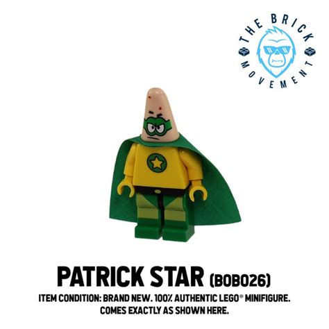Lego Spongebob Patrick Star Superhero Minifigure The Brick Movement
