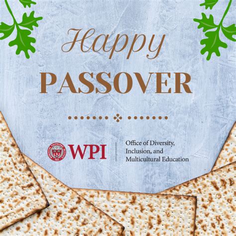 Kosher Meals Being Made Available In Celebration Of Passover Worcester Polytechnic Institute
