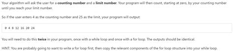 Solved I Need To Create A C Program That Uses Both While Chegg Com