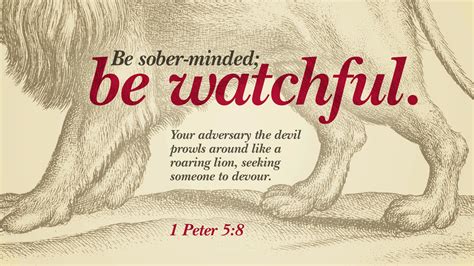 Verse Of The Day 1 Peter 58 Faithlife