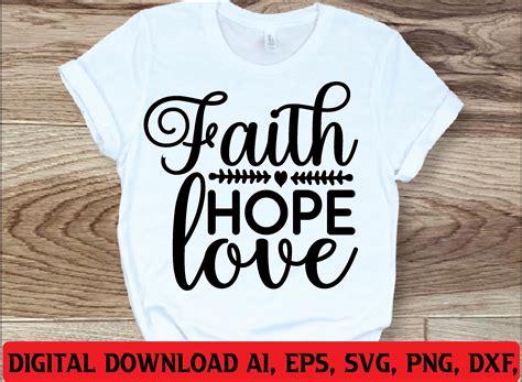 Faith Hope Love Svg Graphic By Creative Designer · Creative Fabrica