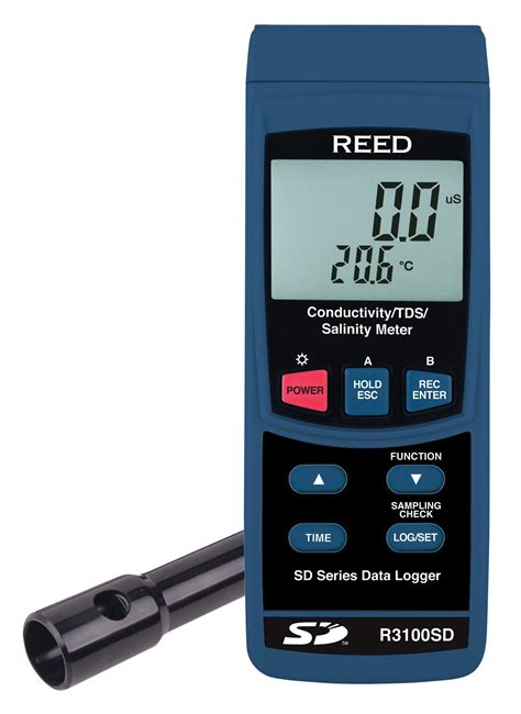 Reed R3100sd Data Logging Conductivity Tds Salinity Meter