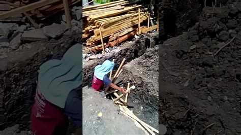 Proses Pemasangan Cerucuk Bambu Youtube