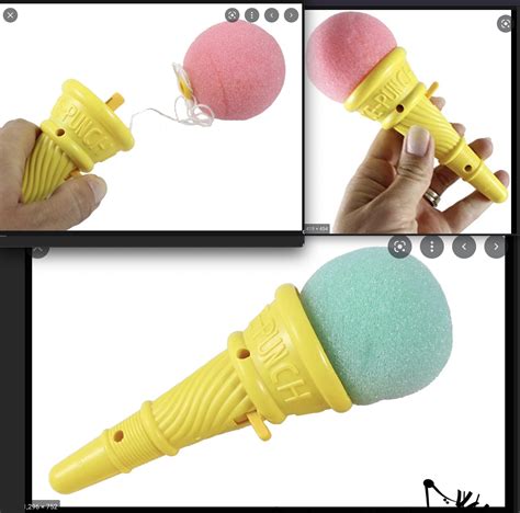 Those Ice Cream Cone Foam Ball Popper Thingies R Nostalgia