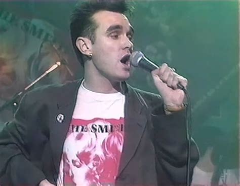 Morrissey Wearing An Earring During The Smiths Last Ever Performance