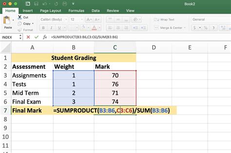 Hur Man Beräknar Vägda Genomsnitt I Excel Med Sumproduct 2022