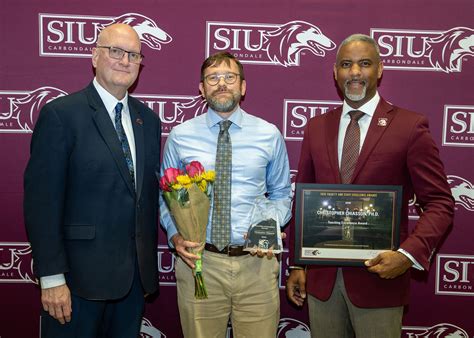 Saluki Pride Christopher Chiasson Earns Teaching Excellence Award For Non Tenure Track Faculty