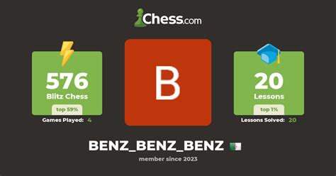 Bilel Benzerafa BENZ BENZ BENZ Chess Profile Chess Com
