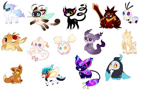 Various Pokemon Designs By Minkasreverie On Deviantart