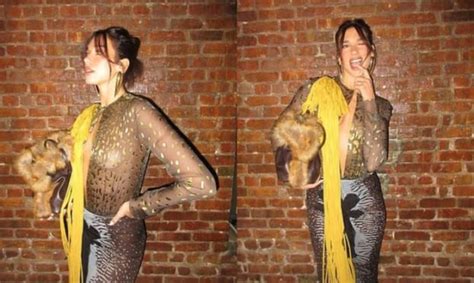 Dua Lipa Turns Heads In Sheer Top Showing Off Her Stunning Figure