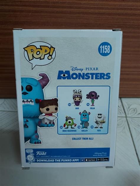 Funko Sulley With Boo Hobbies And Toys Toys And Games On Carousell