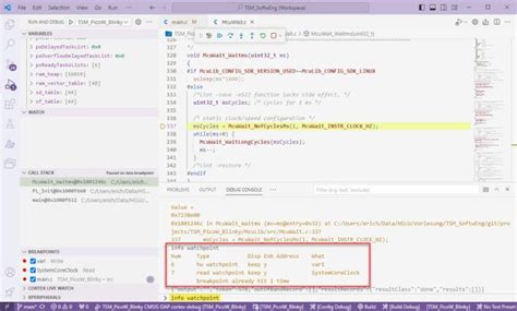 erich styger on linkedin vs code data breakpoints and watchpoints