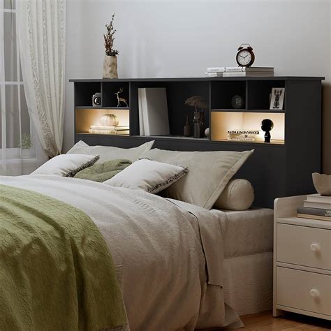 King Bookcase Headboards Queen Furniture Of America Beds Strasburg