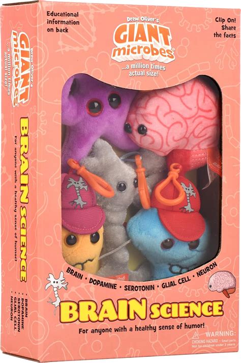 Giant Microbes Brain Science Themed T Box Brain Ts Neurology Psychology