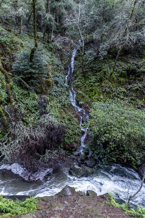 Cataract Falls Hike Marin County California Waterfall Hike And Map