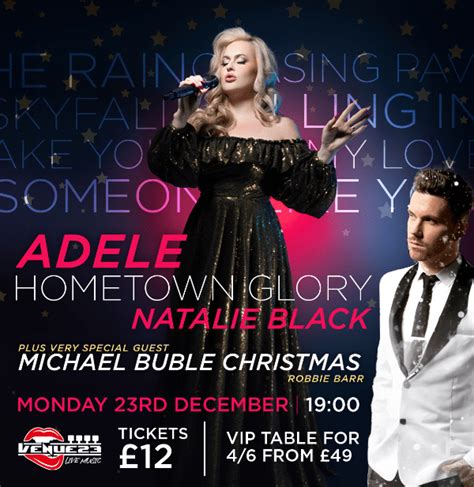 A Xmas Evening Of Adele And Michael Buble Featuring Natalie Black And