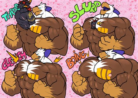 Rule 34 Absorption Absorption Vore Anthro Avian Bald Eagle Beak Demon Engis Trencalos Furry